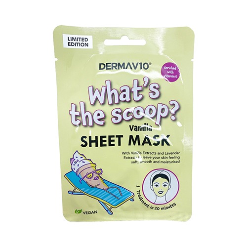 Derma V10 What's the Scoop Sheet Mask - Rouge Parfumeries